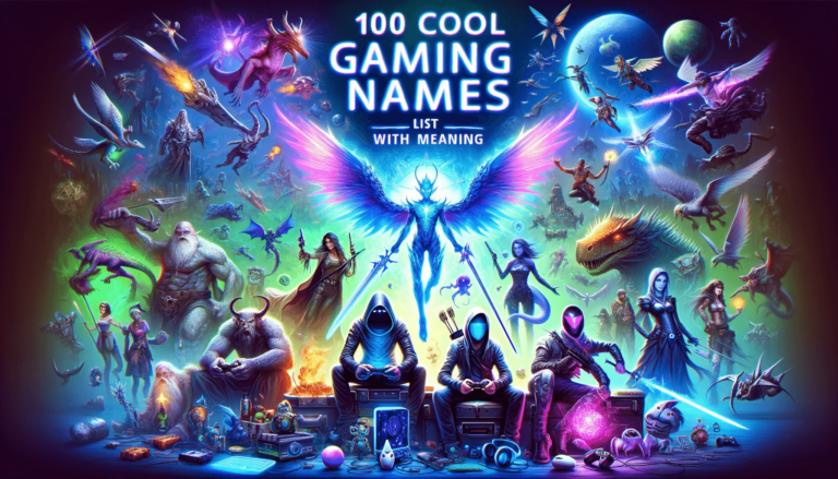 Cool Gaming Names List with Meanings: Top 100 Picks of 2026 - GamingNewsLab